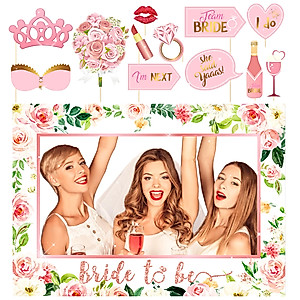 Bridal Shower Decorations Bride to Be Party Photo Booth Props Bride to Be Sign Bride to Be Sash Bridal Shower Party Supplies Bridal Shower Party Photo Booth Props Bachelorette Party