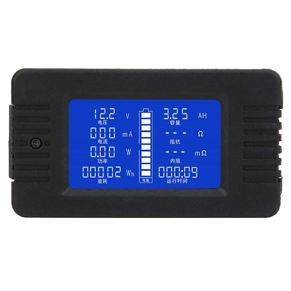 Battery Monitor Meter with Shunt, PZEM-015 Multifunctional Battery Meter Current Voltage Power Energy Consumption Capacity Test with Manual(with 200A Shunt)