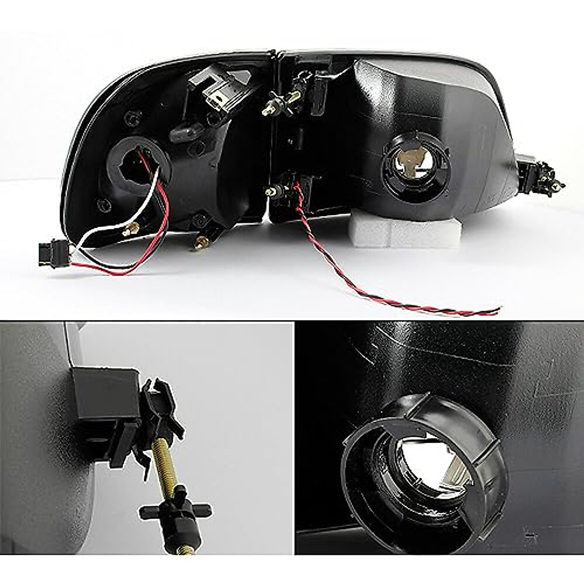 HH Building 2pcs Headlight Front Left Right Driver Passenger Side Clear Lens Chrome Housing Headlights + Corner Signal Lights 3L3Z13008DA FO2502267 5_HD-ON-FF15097-LED-SET-C