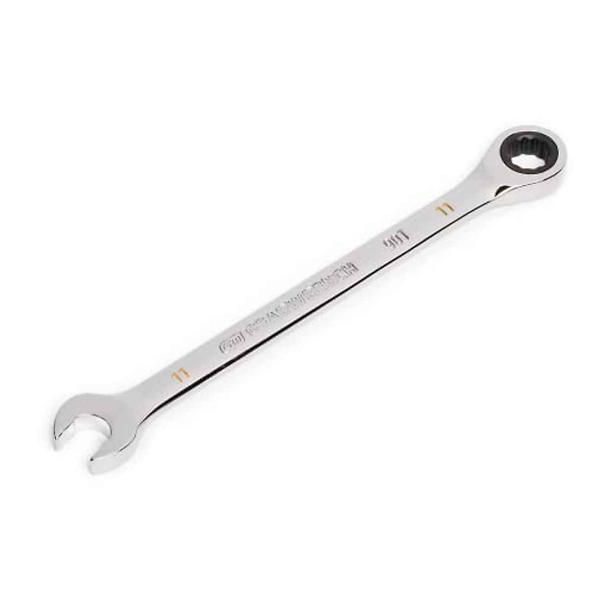GEARWRENCH 11mm 4 Degree Swing Arch 12 Point Ratcheting Combination Wrench - 86911