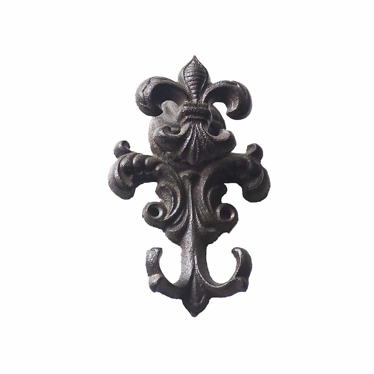 Stelalloy Decorative Wall Hook - Cast Iron Hooks - Black Coat Hooks Towel Hooks for Bathroom Hat Holder Purse Hook - Rustic Coat Hooks Wrought Iron Hooks - Garden Hooks - Pool Hooks