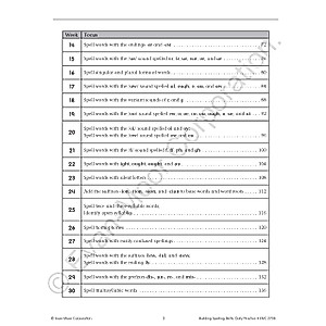 Evan-Moor Building Spelling Skills, Grade 4 - Homeschooling & Classroom Resource Workbook, Reproducible Worksheets, Teaching Edition, Spelling Strategies, Reading and Writing Skills