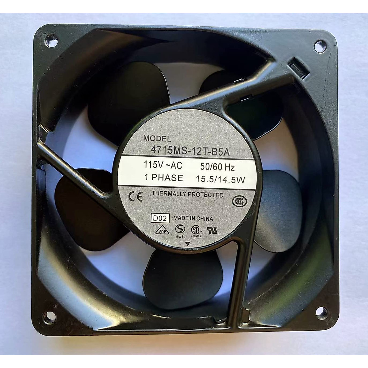 4715MS-12T-B5A-D02 for 4715MS-12T-B5A AC115V 12CM AC AXIAL Fan