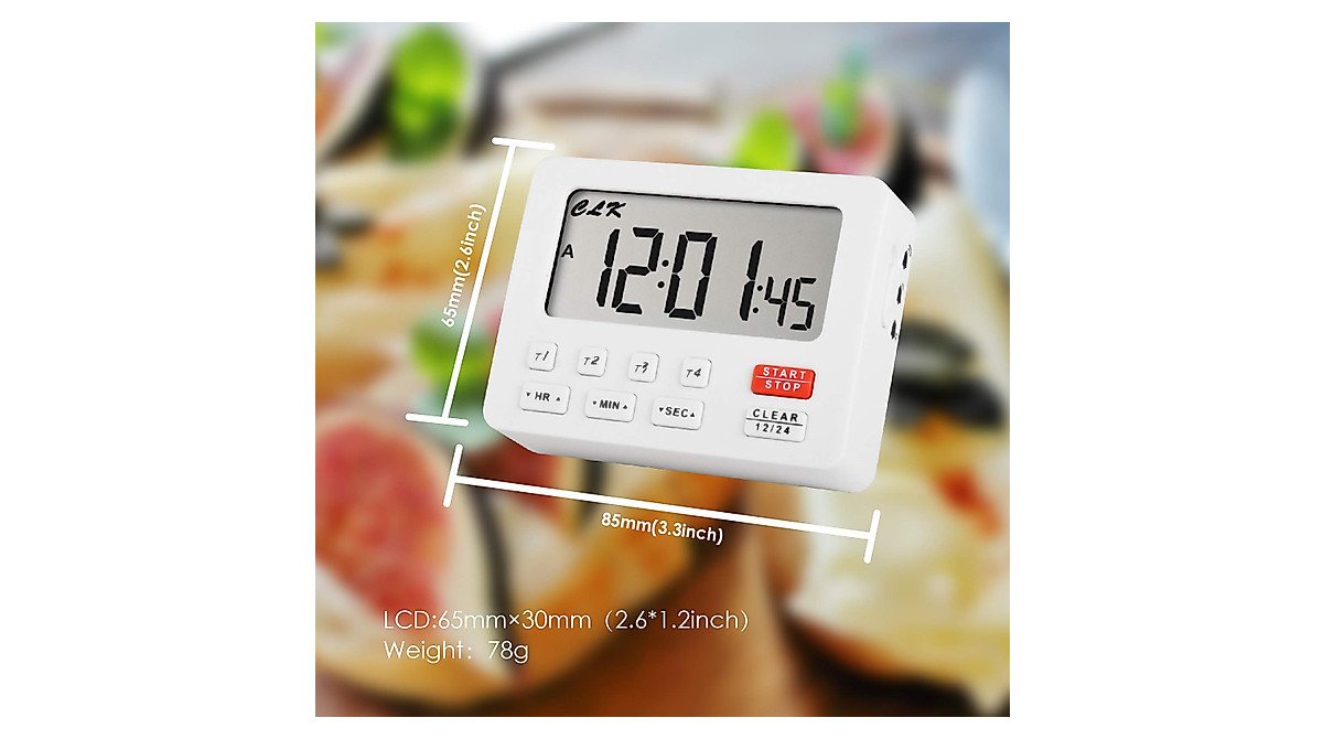 Jayron Digital Countdown Timer - Versatile Multi-Function Kitchen ...