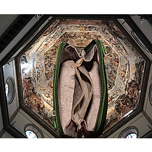 PRIMO SACCHI Ladies Italian Leather Green Small Micro Cross Body Shoulder Bag Handbag Purse