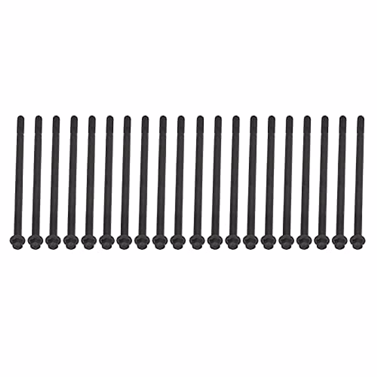 Flange Bolt Fastener, 20pcs Carbon Steel M8x180 Hex Flange Bolt for Machine