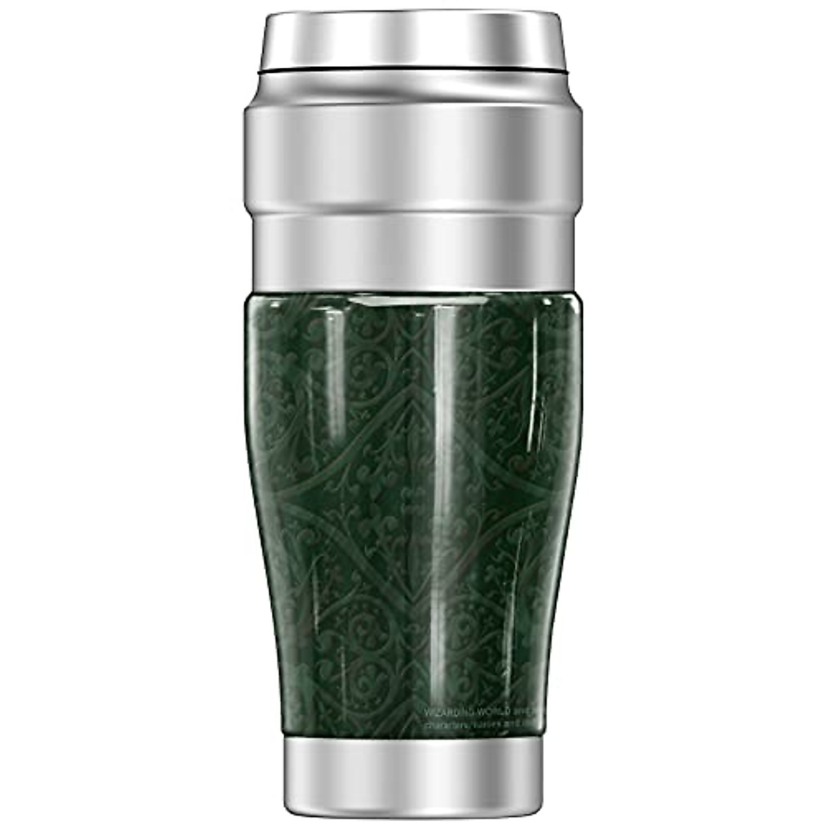 THERMOS Harry Potter Slytherin House Crest STAINLESS KING Stainless Steel Travel Tumbler, Vacuum insulated & Double Wall, 16oz