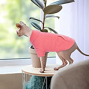 Warm Fleece Vest Dog Sweater，Stretchy Pullover Fleece Dog Jacket Winter Dog Coat Apparel, Dog Anxiety Relief Onesie Shirts Pajamas Pet Sweatshirt Cold Weather Clothes for Small Medium Large Dogs Cats