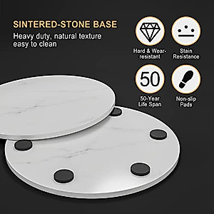 RRG Coat Rack Stand, Metal Coat Tree with Heavy Base 8 Welded Hooks Coat Stand for Entryway, Hall, Bedroom, Corner, Office 67” (Gold)