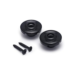 Metallor Bass Guitar String Trees String Retainer Guides for Bass Guitar Parts Replacement Pack of 2pcs with Mounting Screws Black