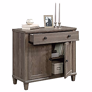 Sauder Hammond Library Base, L: 32.87" x W: 15.04" x H: 30.0", Emery Oak Finish