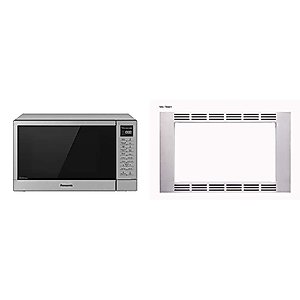 Panasonic Optional 27" Trim Kit for 1.2 cuft Microwaves, Stainless Steel, NN-TK621SS