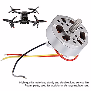 VGEBY Drone Accessory, Durable Drone Arm Motor RC Drone Arm Metal Power Motor Repair Parts Suitable for Combo Drone (Short Cable) Modeling Accessories