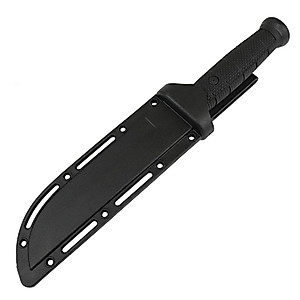 Defender-Xtreme 13" Tactical Hunting Knife ABS Handle 3CR13 Stainless Steel Black