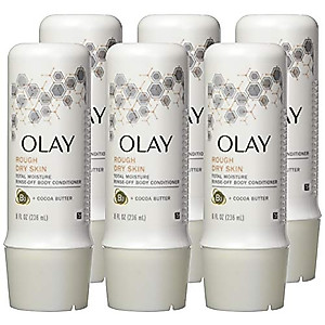 Olay Total Moisture Rinse-off Body Conditioner For Dry Skin with Vitamin B3 Complex and Cocoa Butter, 8 Fluid Ounce (Pack of 6)