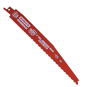 Diablo DS0912BW 9-in 6/12 TPI Wood Cutting Reciprocating Saw Blade