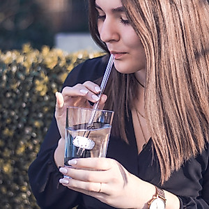 VitaJuwel Crystal Straw | Amethyst