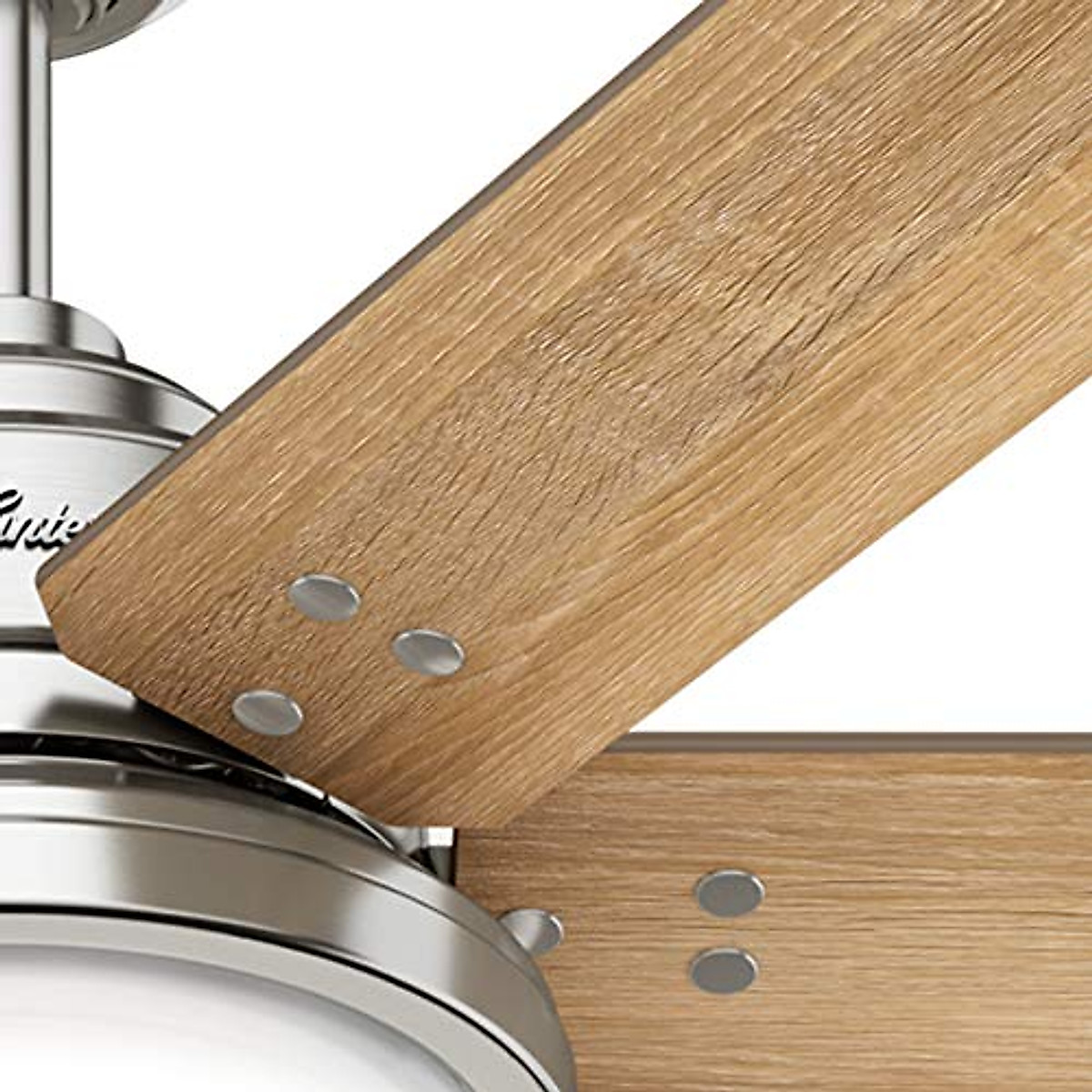 Hunter Fan Company 59398 Warrant Ceiling Fan, Brushed Nickel Finish