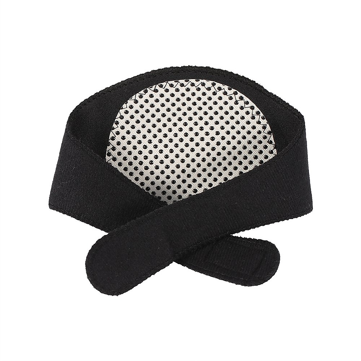 Neck Brace Support, Soft Cotton Neck Collar Heated Brace Wrap Strap for Daily Work Air, Car Travel