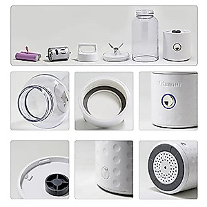 TANACC Portable Juice Blender USB Portable Juicer Mixer Electric Mini Blender Fruit Vegetables Quick Juicing Kitchen Food Processor Fitness Travel Low Noise