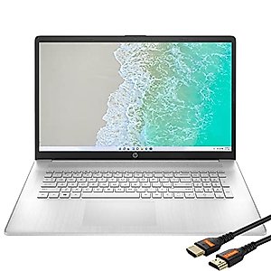 HP 17inch Screen Laptop| Windows 11| AMD Ryzen 5 5500U| FHD IPS Display Fast Charge| USB Type-C| Webcam| HDMI Cable (32GB RAM | 1TB PCIe SSD)