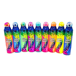 Super Bright Fluorescent 4oz Bingo Daubers- Set of 9 Daubers- One Of Each Color