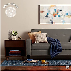 GE Lighting VintaStyle LED Globe Light Bulb, 5 Watt (60 Watt Equivalent) Warm Candle Light, Clear Glass, Medium Base, Dimmable (1 Pack)