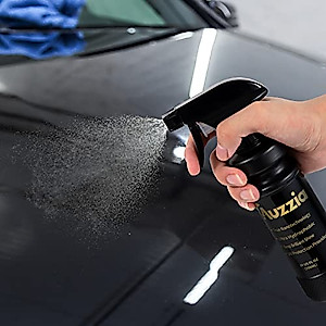 Auzzia Ceramic Spray Coating for Cars, Waterless Car Wash & Wax, High-Gloss Hydrophobic Paint Sealant Protection, Quickly Applies in Minutes, 12 Months Lasting Shine - 10 Fl Oz