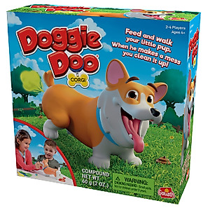 Doggie Doo Corgi Game - Unpredictable Action - Feed The Doggie and Collect His Doo to Win by Goliath, Multi Color