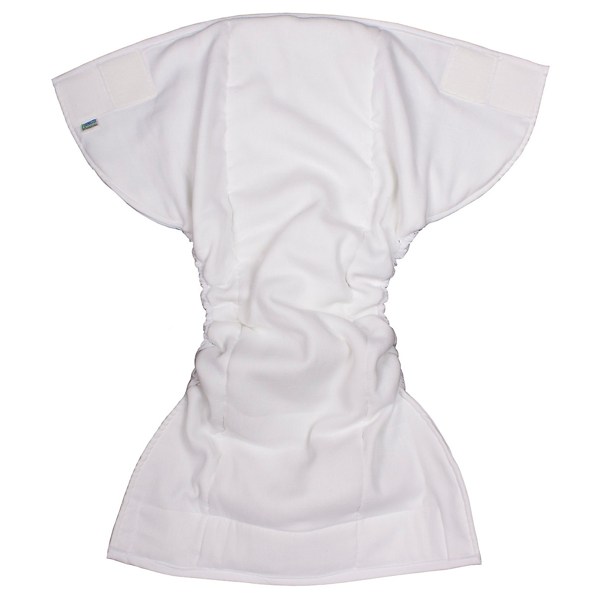 LeakMaster Adult Sized Contoured All in One Cloth Diapers - Hourglass Shaped Multi-Layered Cotton Gauze Interior with PUL Waterproof Outer Moisture Barrier - Medium (Fits 32-36 Inch Waists)