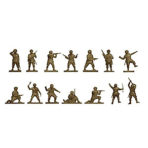 Airfix Vintage Classics WWII US Paratroops 1:76 Military Plastic Model Figures A00751V