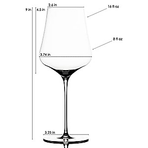 Gabriel-Glas, Austrian Lead-Free Crystal Wine Glasses, StandArt Edition, Gift Box, Set of 2