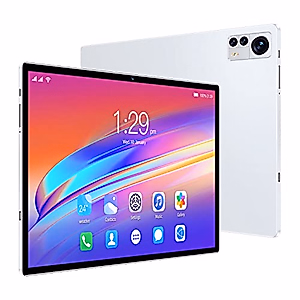 VINGVO Tablet PC, 10 Inch Tablet OctaCore Processor 5G WiFi Dual Band Call Support 100-240V (Grey)