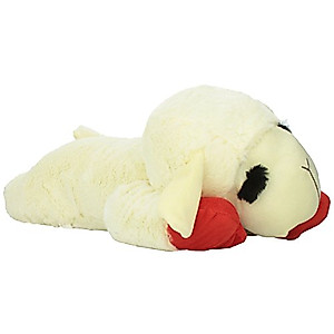 Multipet's Officially Licensed Lamb Chop Jumbo White Plush Dog Toy, 24-Inch