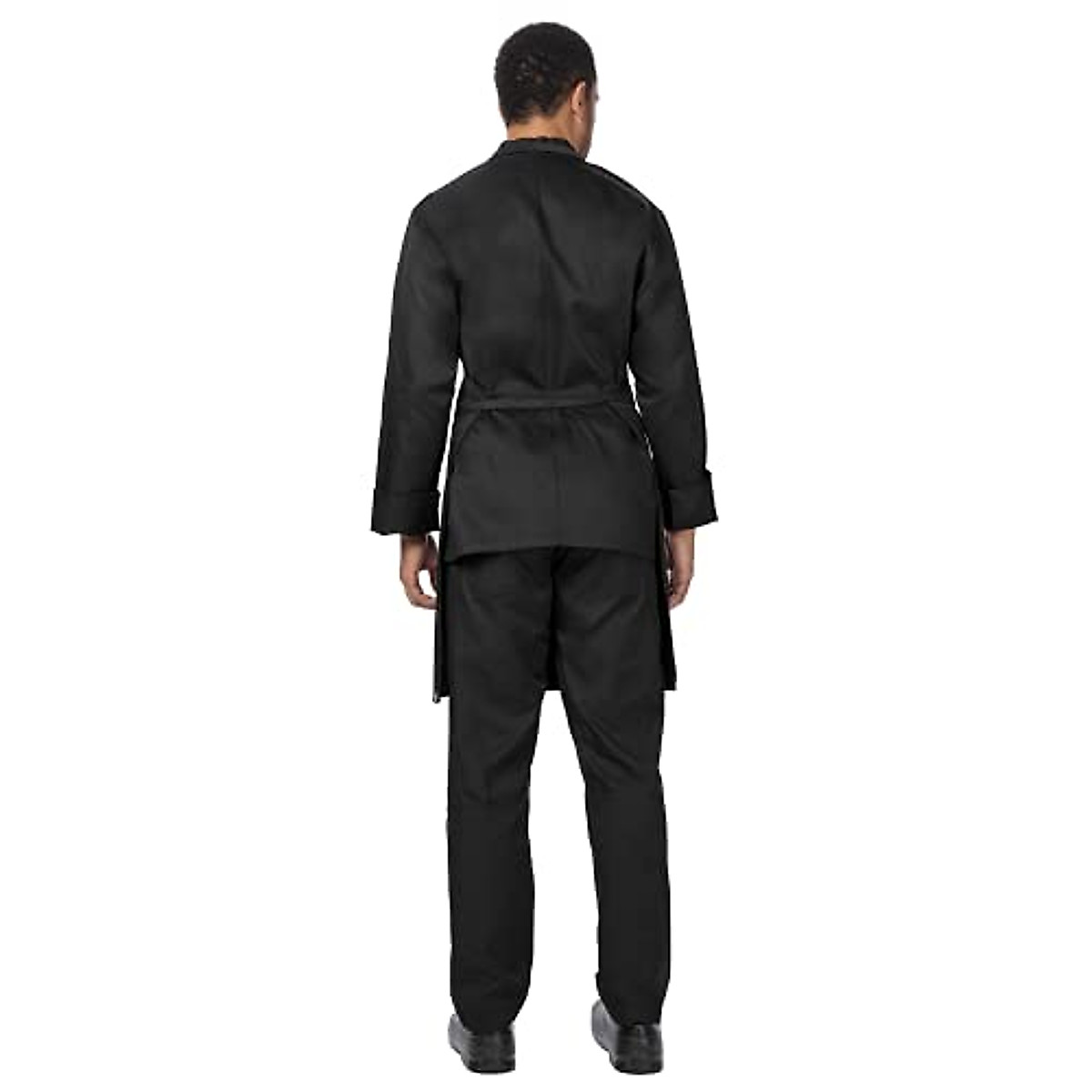 Chef Works Unisex Sustainable Bib Apron, Black, One Size