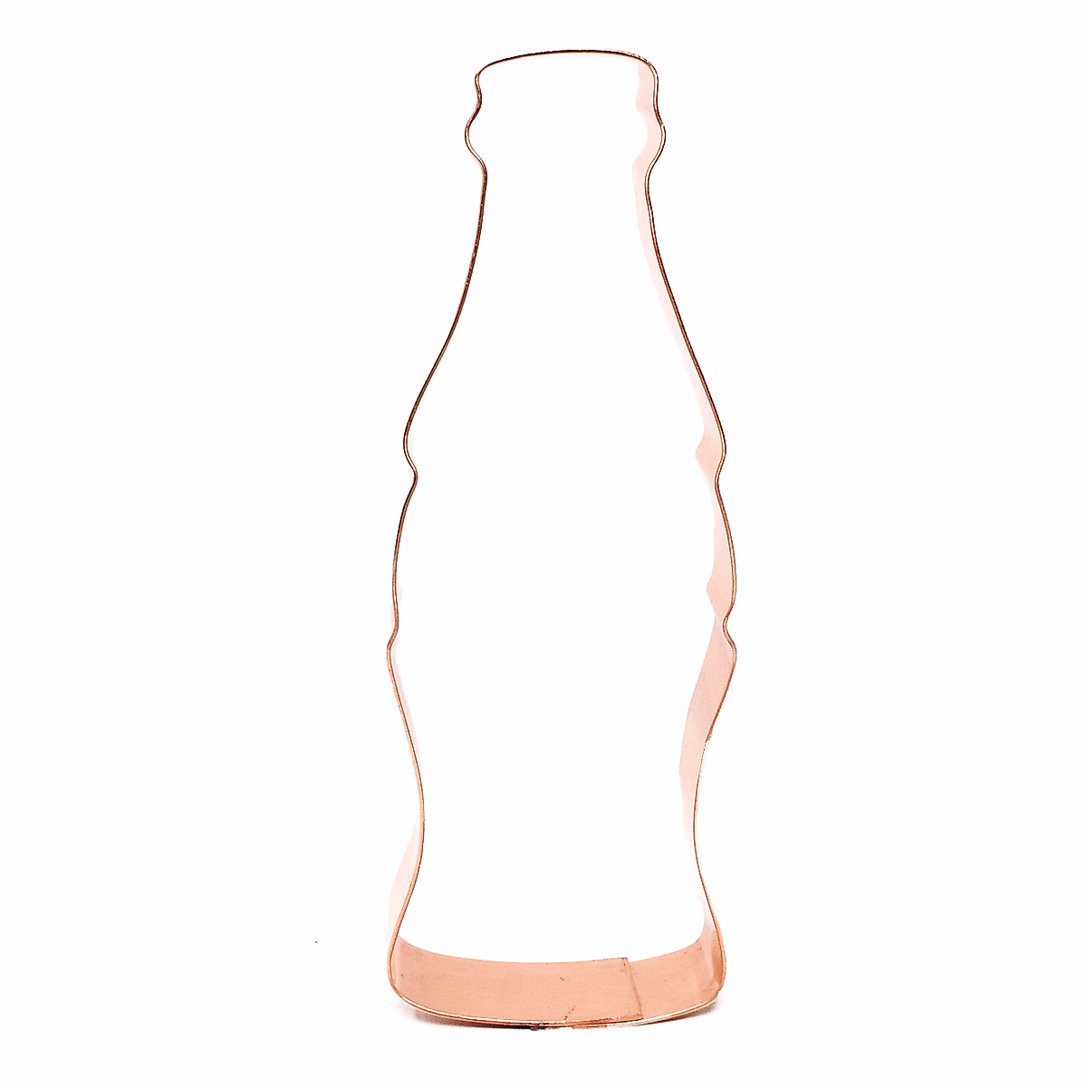 Medium 5 Inch Tall Vintage Soda Bottle Copper Cookie Cutter by The Fussy Pup