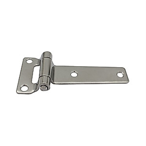 2 Piece Heavy Duty Hinges T-Steel Container Hinges Slotted Shed Wood Fence Gate Hinges Hinges
