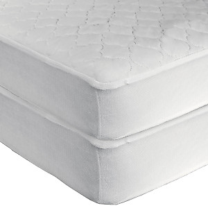 Sealy 2-PACK Waterproof Fitted Toddler Bed and Baby Crib Mattress Pad Cover Protector, Noiseless, Machine Washable and Dryer Friendly, 52" x 28" - White