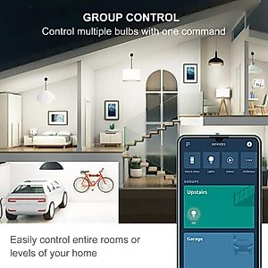 Sengled Alexa Light Bulbs 100W Equivalent, Smart Light Bulbs 1500LM Bluetooth Mesh, Smart Bulbs That Work with Alexa Only, A19 5000K Dimmable LED Bulb 100W, High Brightness, No Hub Required, 4 Pack