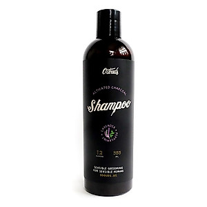 O'Douds Activated Charcoal Shampoo - Moisturizing & Clarifying Shampoo - Cleanses & Rejuvenates Hair & Scalp - Sulfate & Paraben Free - Lavender & Peppermint Scent, 12 oz.