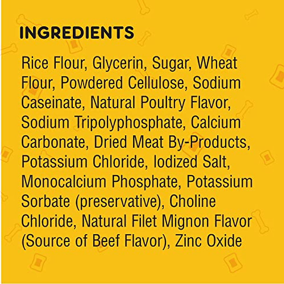 PEDIGREE MINI JUMBONE Small Dog Treats Real Beef Flavor, 21 oz. Pack (35 Treats)