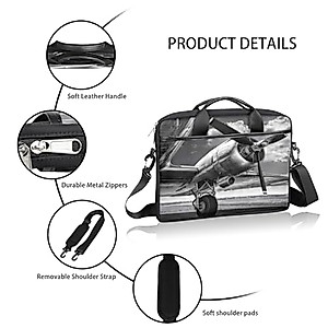 Airplanes Laptop Computer Bag Waterproof Shoulder Messenger Bag 13-15 inch Durable Laptop Tote Bag with Shoulder Strap Handle Lightweight Crossbody Briefcase