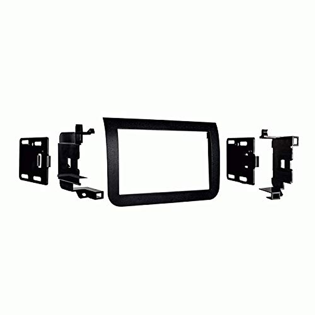 Carxtc Double Din Install Car Stereo Dash Kit for a Aftermarket Radio Fits 2014-2019 Ram ProMaster Trim Bezel is Custom Texture Replace Navigation