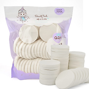 40 PCS Makeup Blenders Sponges Set, Use for Dry and Wet, Perfect for Full Face Curve Blending, Cream, Liquid, Powder Foundation Cosmetics, Latex Free & Soft & Flexible, Round