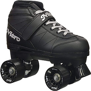 Epic Skates Super Nitro Indoor/Outdoor Quad Speed Roller Skates, Adult 6