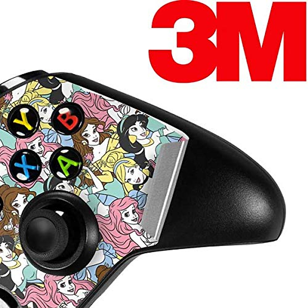 Skinit Decal Gaming skin compatible with Xbox One S Controller - Officially Licensed Disney Princess Disney Princesses Pattern Design
