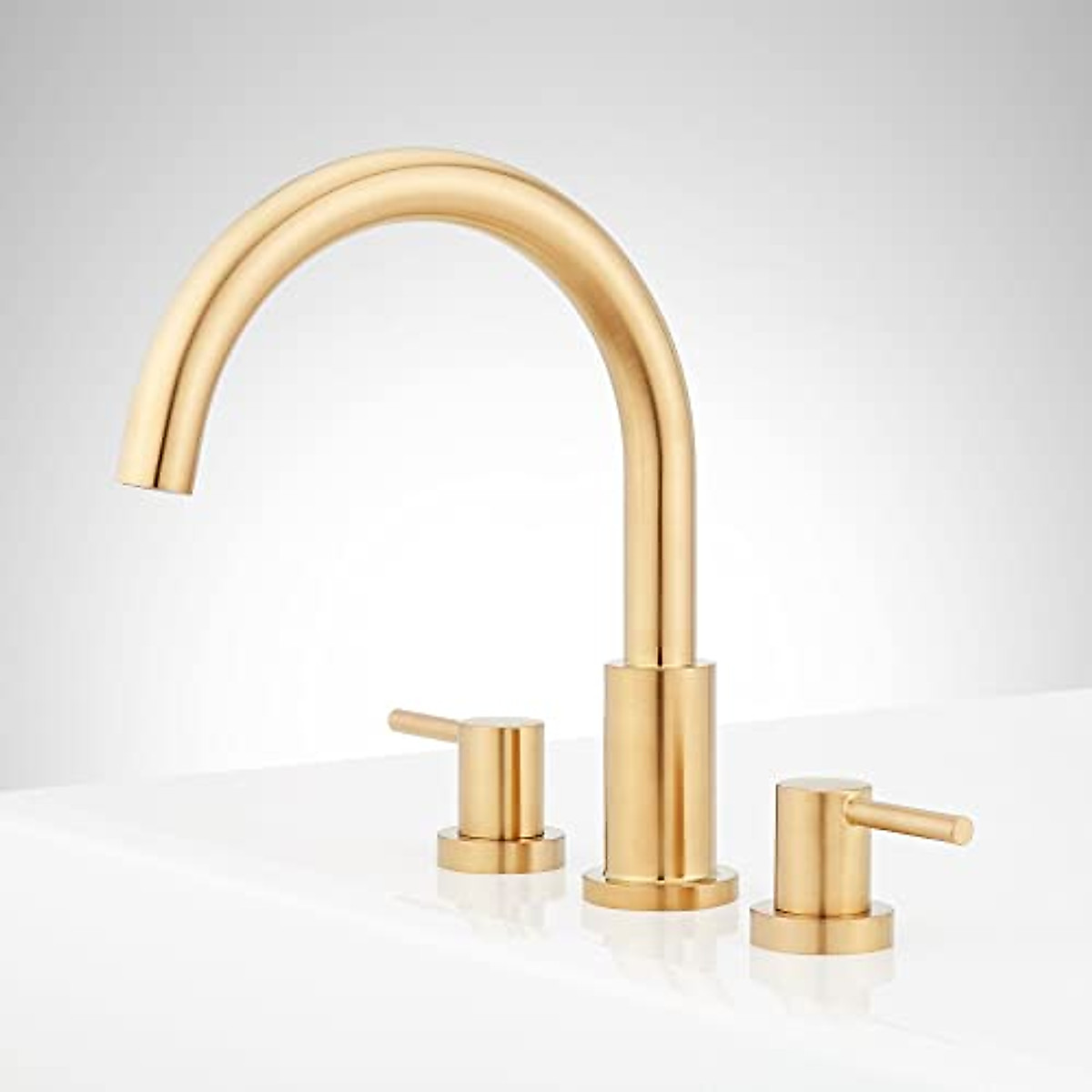 Signature Hardware 953766-LV Lexia Deck Mounted Roman Tub Filler Faucet - Less Valve