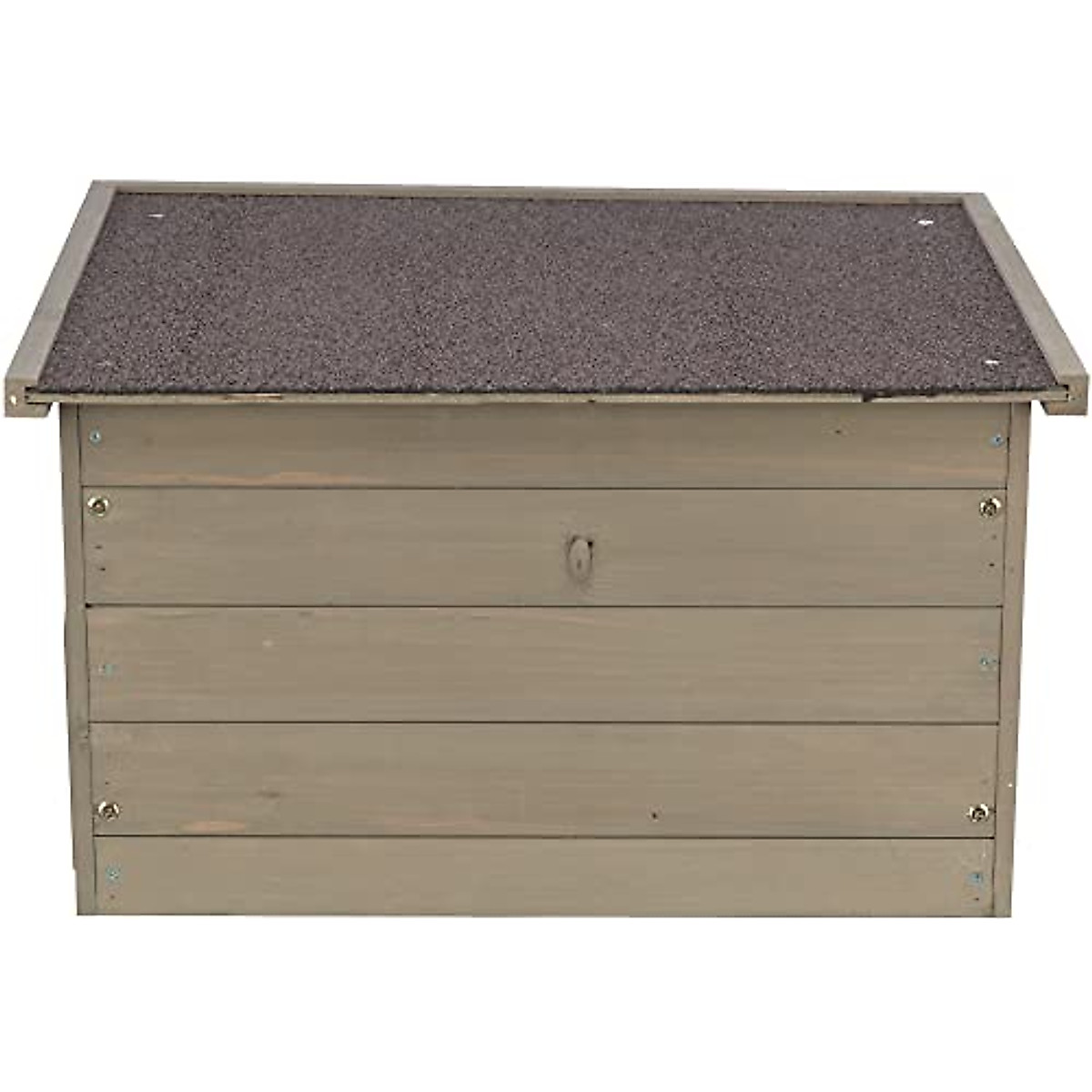 TRIXIE Natura Small Animal House, Rabbit Hideout, Playpen House, Shelter for Rabbits, Bunnies, Guinea Pigs, and Chinchillas, Gray-Green