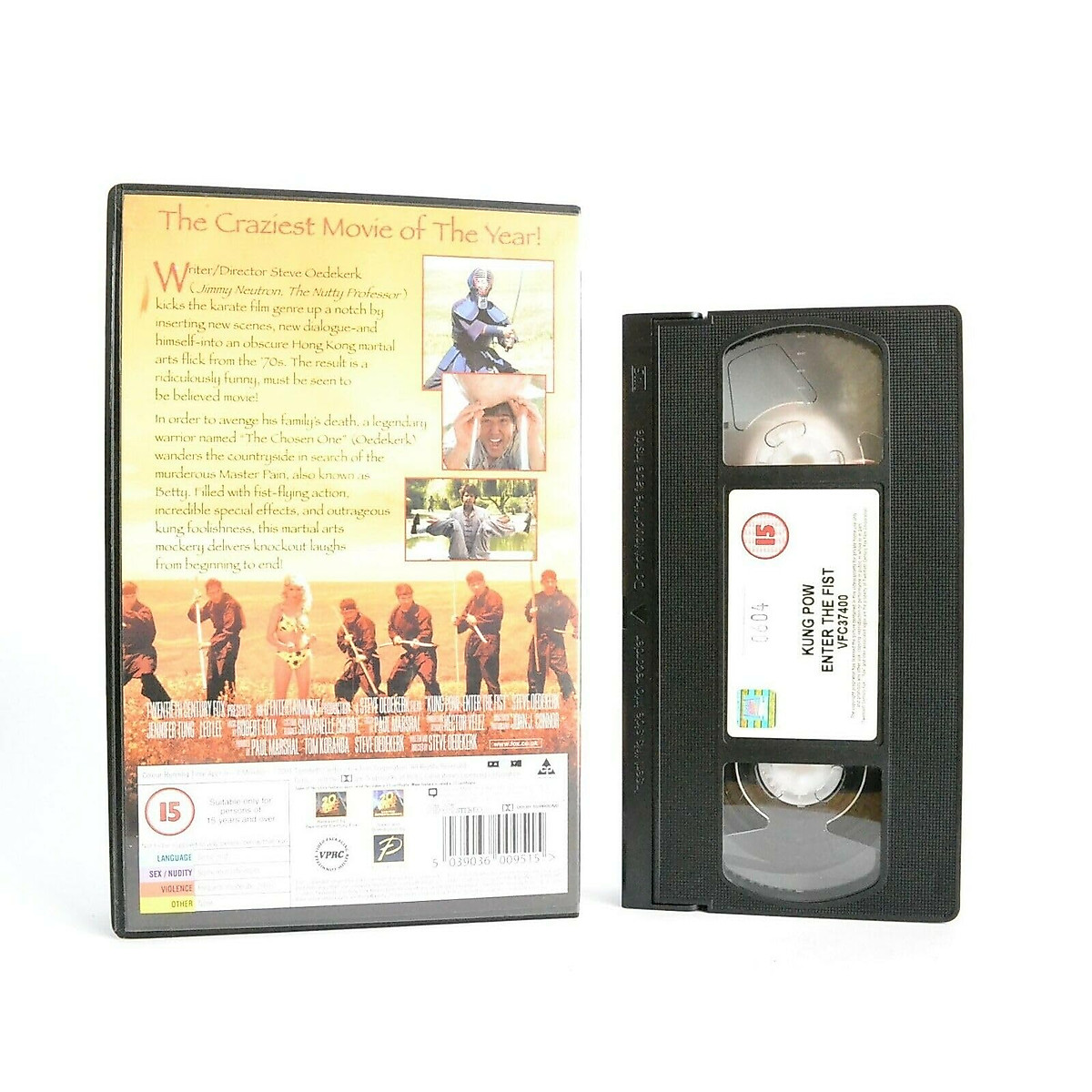 Kung Pow: Enter The Fist - Martial Arts Parody - Large Box - Ex-Rental - Pal VHS