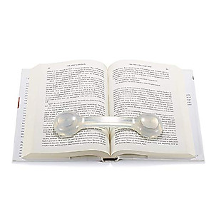 Bookmark/Weight-Page Holder-Holds Books Open and in Place-Clear-by Superior Essentials